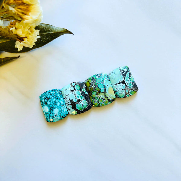 Freeform Natural Turquoise - Barrel Shape – Turquoise Moose