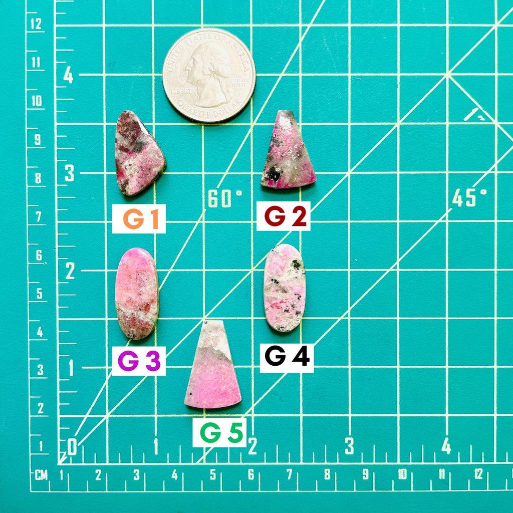 4. Large Oval Cobaltoan Calcite - 052824 – Turquoise Moose